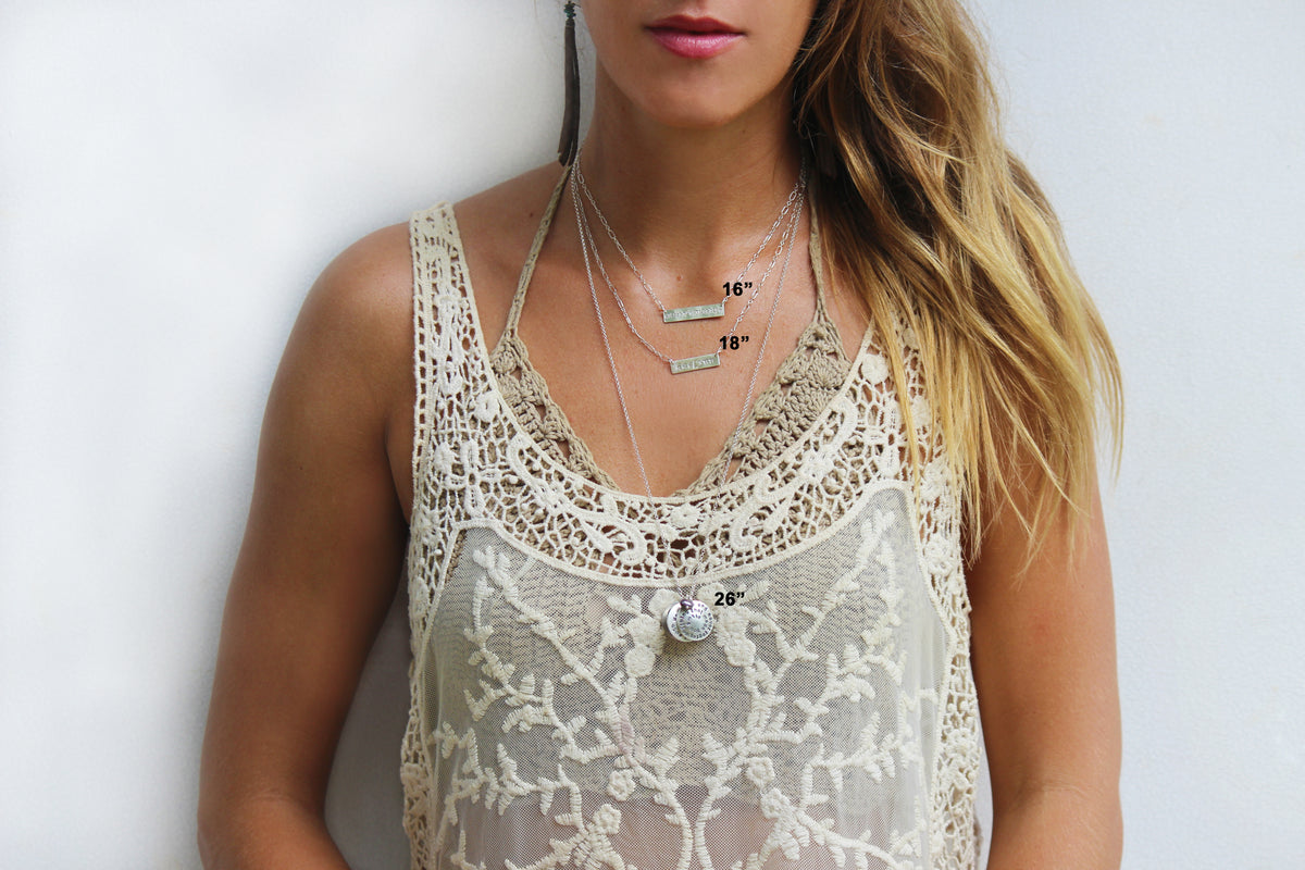 Necklace Length Guide – Dreaming Tree Creations